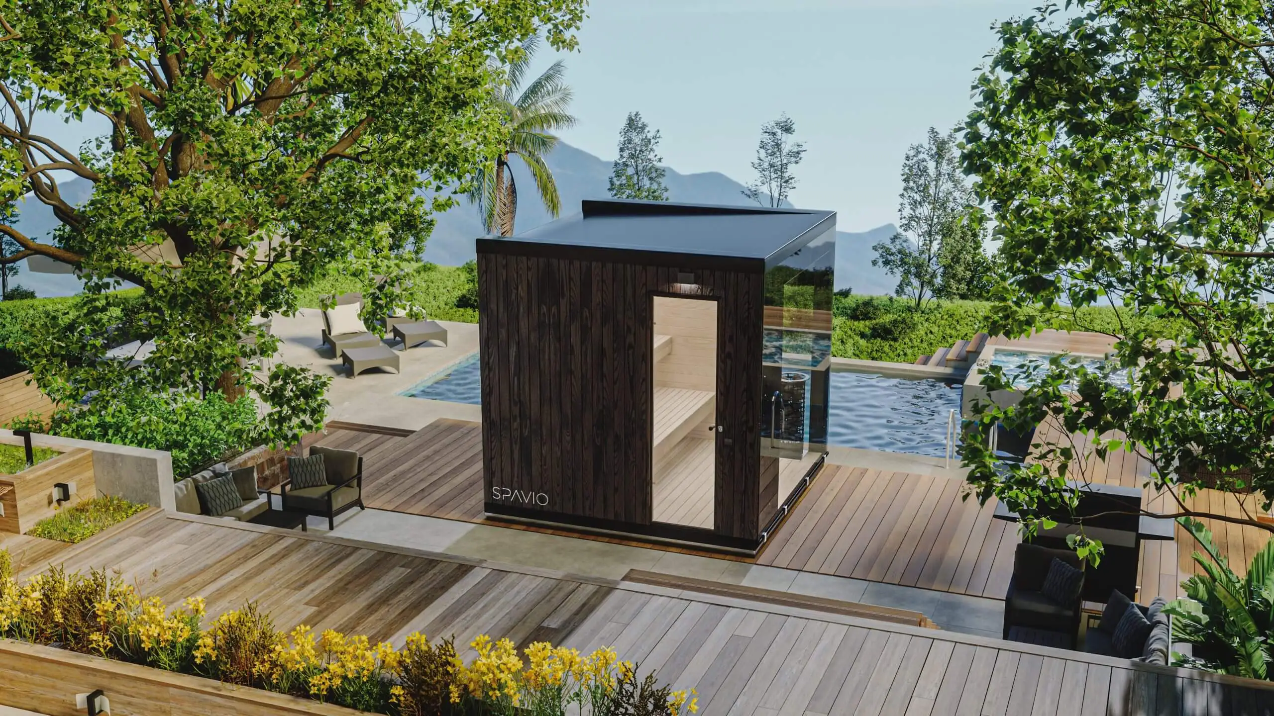 Spavio Cube Sauna - Premium Gartensauna entdecken
